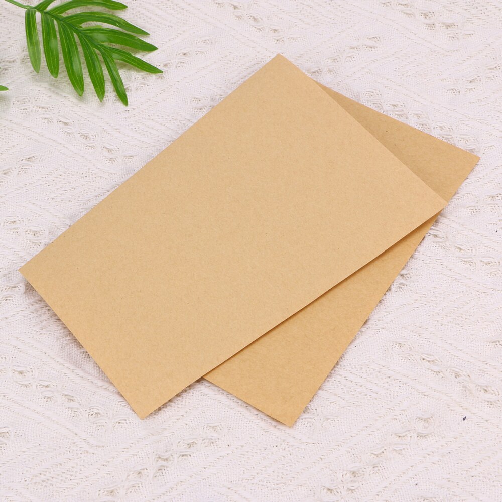 50 Sheets Kraft Paper Blank Vintage A4 Writing Pap... – Grandado