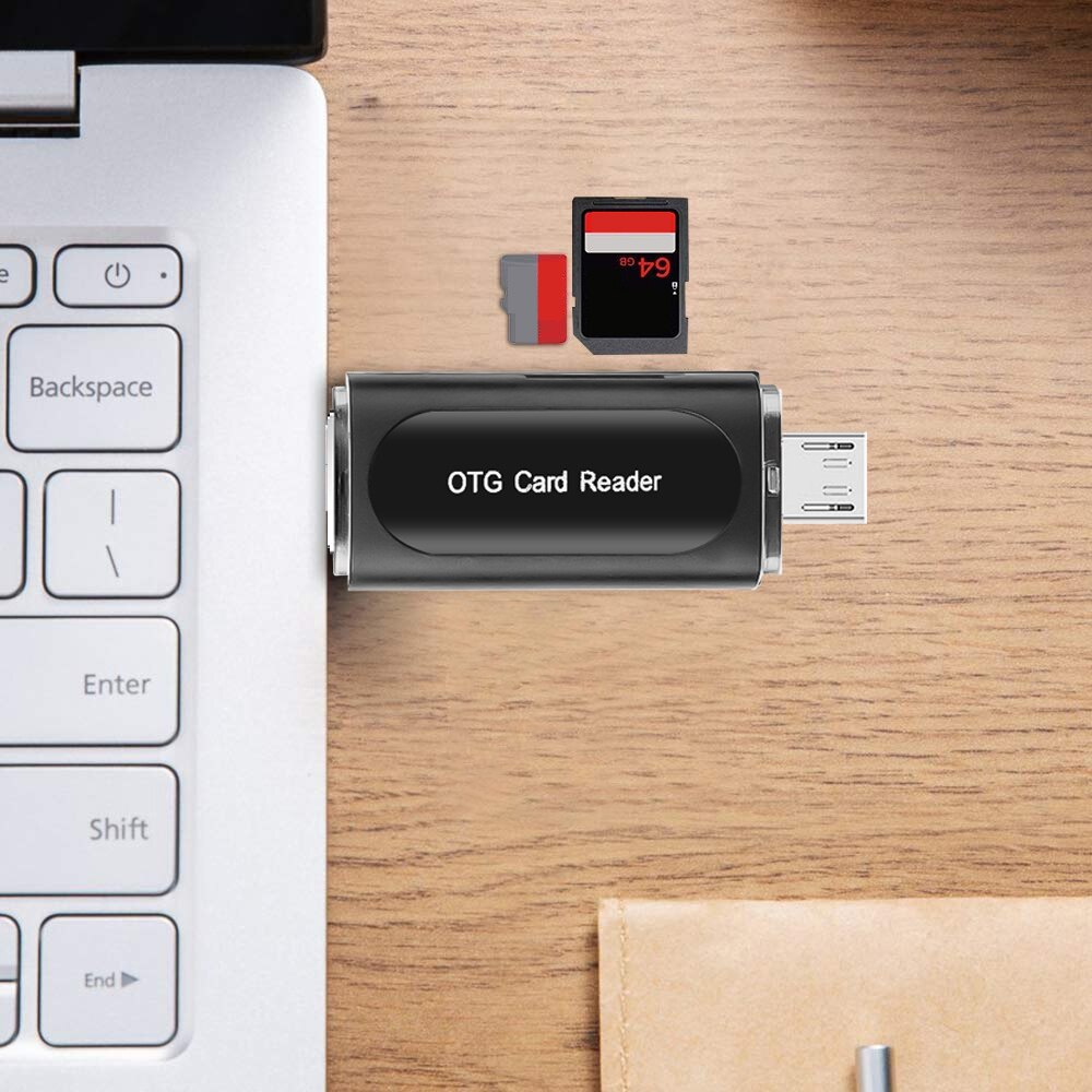 Otg Micro Sd Kaartlezer Usb 2.0 Kaartlezer Voor Us... – Grandado