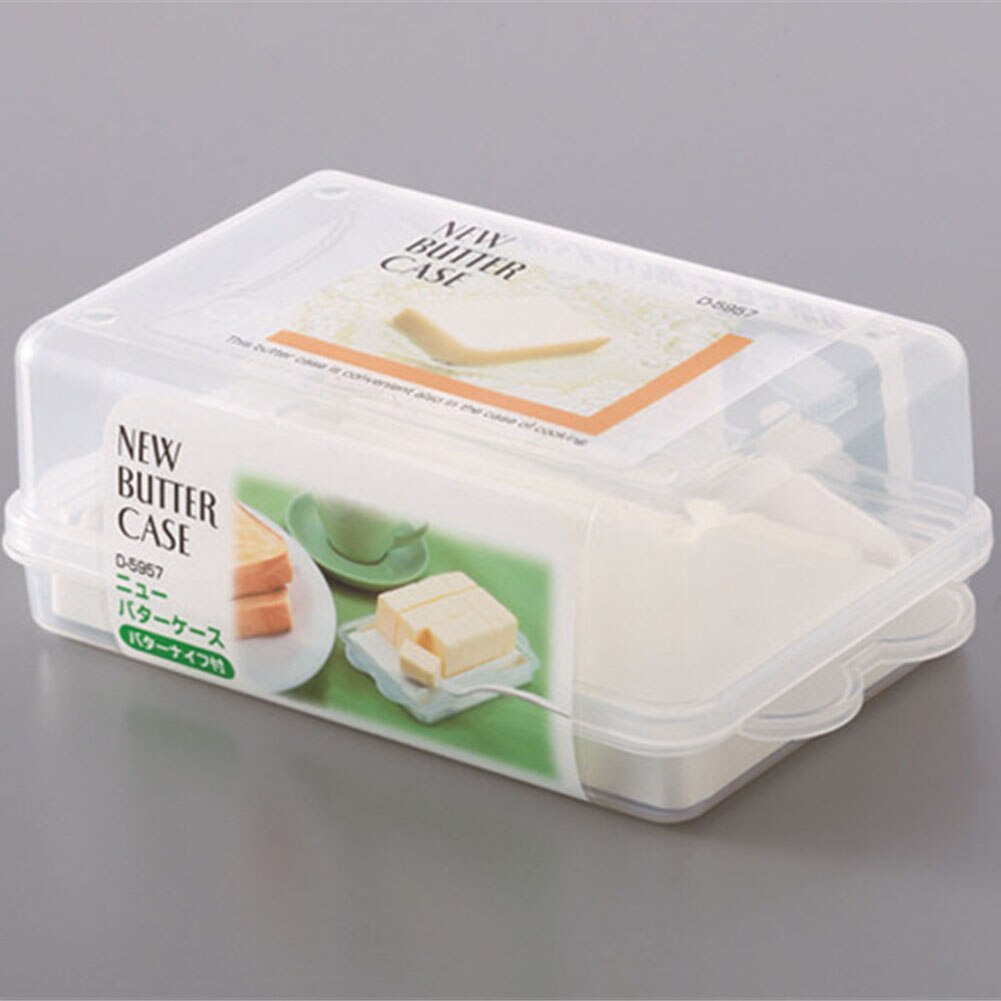 1L Plastic Butter Storage Box Container Transparen... – Grandado