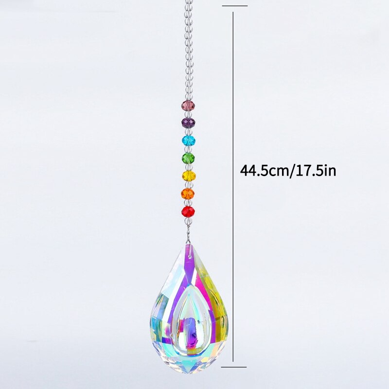 Hanging Bead Crystal Light Catcher Outdoor Home Ga... – Grandado