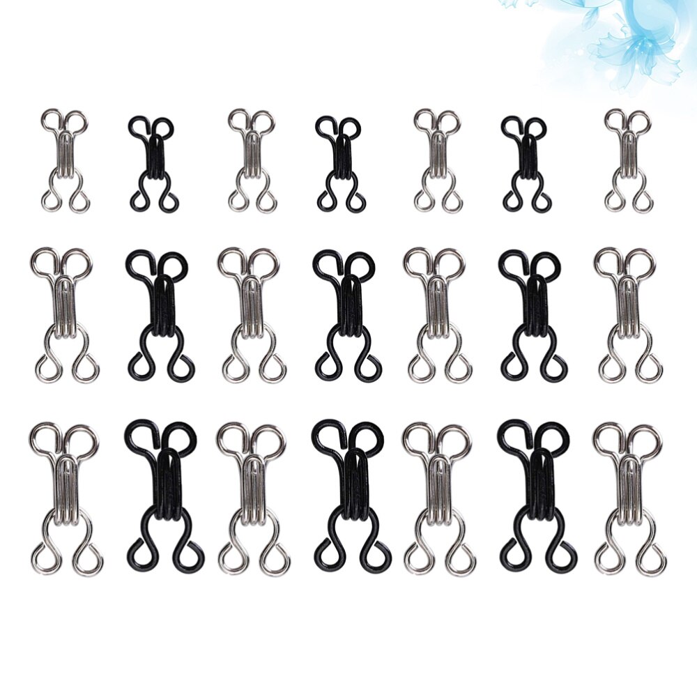 120 Pcs Sewing Hooks and Eyes Closure Eye Sewing C... – Grandado
