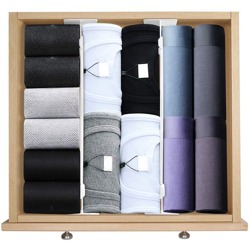 Adjustable Drawer Divider 6 Pack Tape Strong Secur... – Grandado