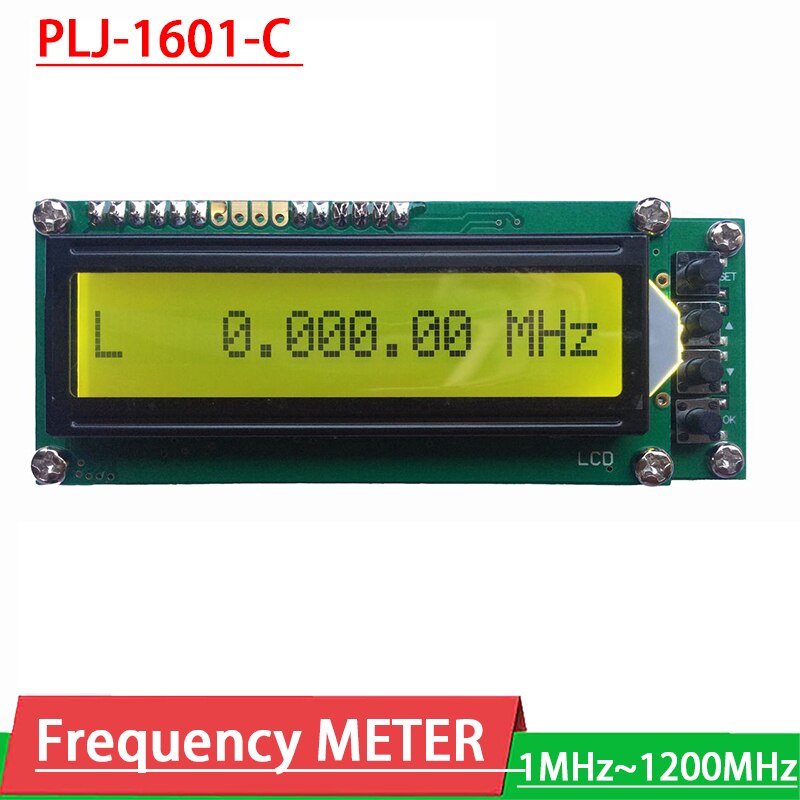 PLJ-1601 0.1MHz -1200MHz Frequency Counter Tester ... – Vicedeal