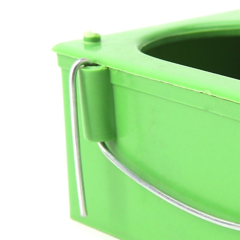 OOTDTY Green Food Water Plastic Bowl Cups Parrot B... – Grandado