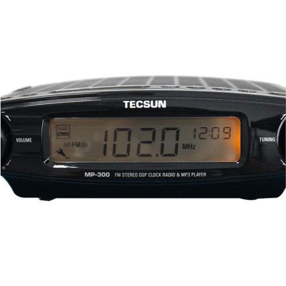 Tecsun MP-300 FM Stereo Radio DSP Clock MP3 Player... – Vicedeal