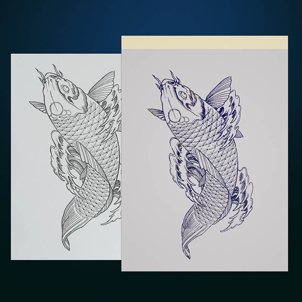 25Pcs Tattoo Transfer Paper Stencil Carbon Thermal... – Grandado