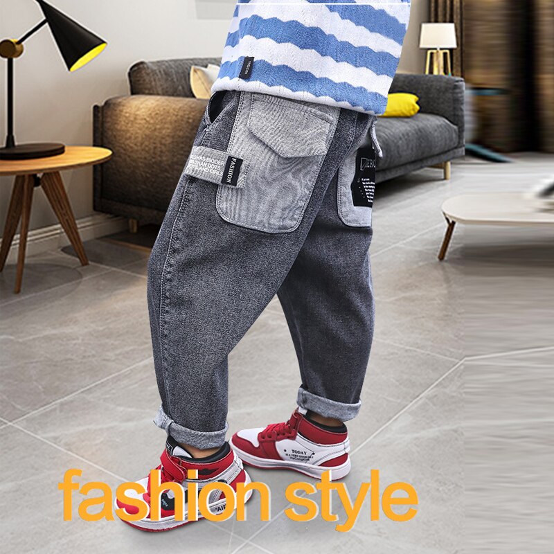 Jongens Jeans Patchwork Jeans Voor Jongen Grote Po... – Grandado