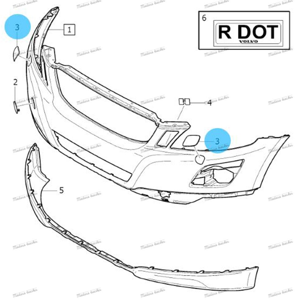 Voor Volvo XC60 39854991 39854976 Linker Of Rechte... – Grandado