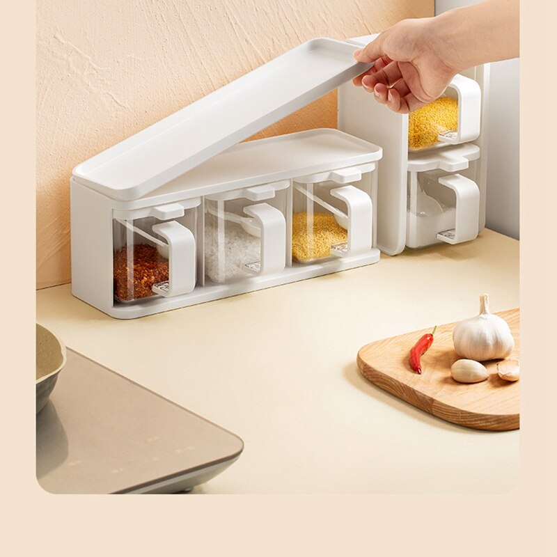 Muti-Function Transparent Seasoning Box Rack Spice... – Grandado