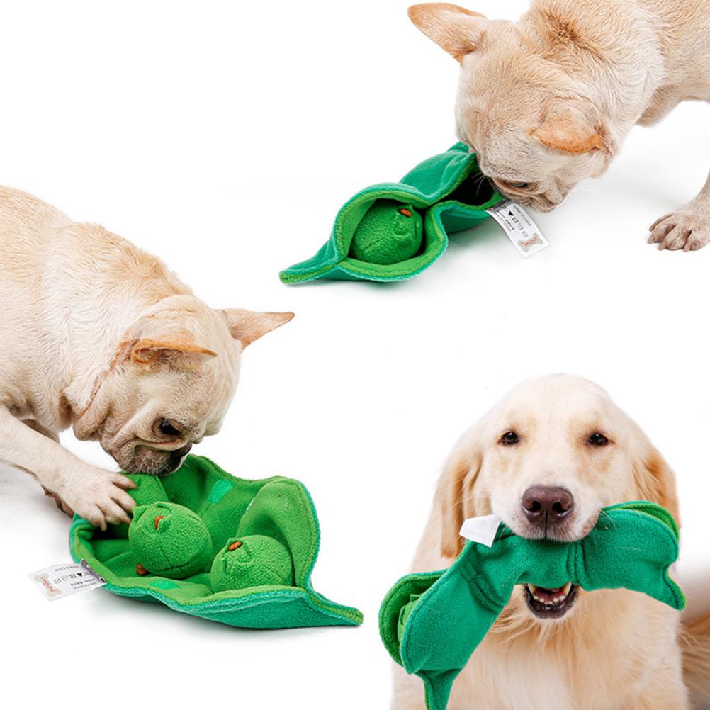 Pea sniffing pet toys with 3 Peas Vocalizing Pet T... – Grandado