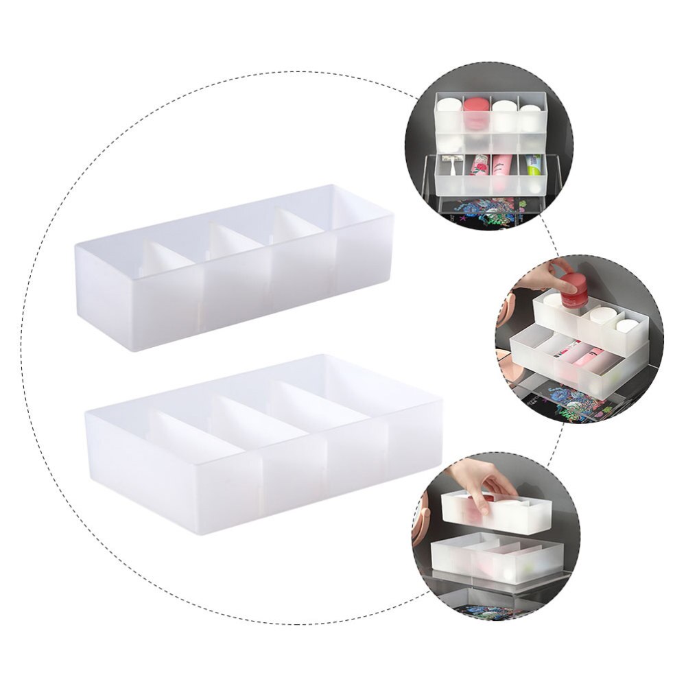 2pcs Home Office Storage Box Sundries Compartment ... – Grandado
