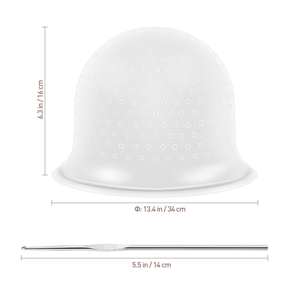 Frcolor Salon Dye Silicone Cap with Hook Hair Salo... – Vicedeal