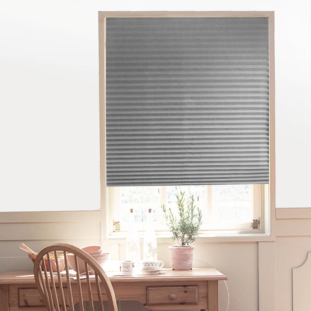 Self-Adhesive Pleated Blinds Half Blackout Window ... – Grandado