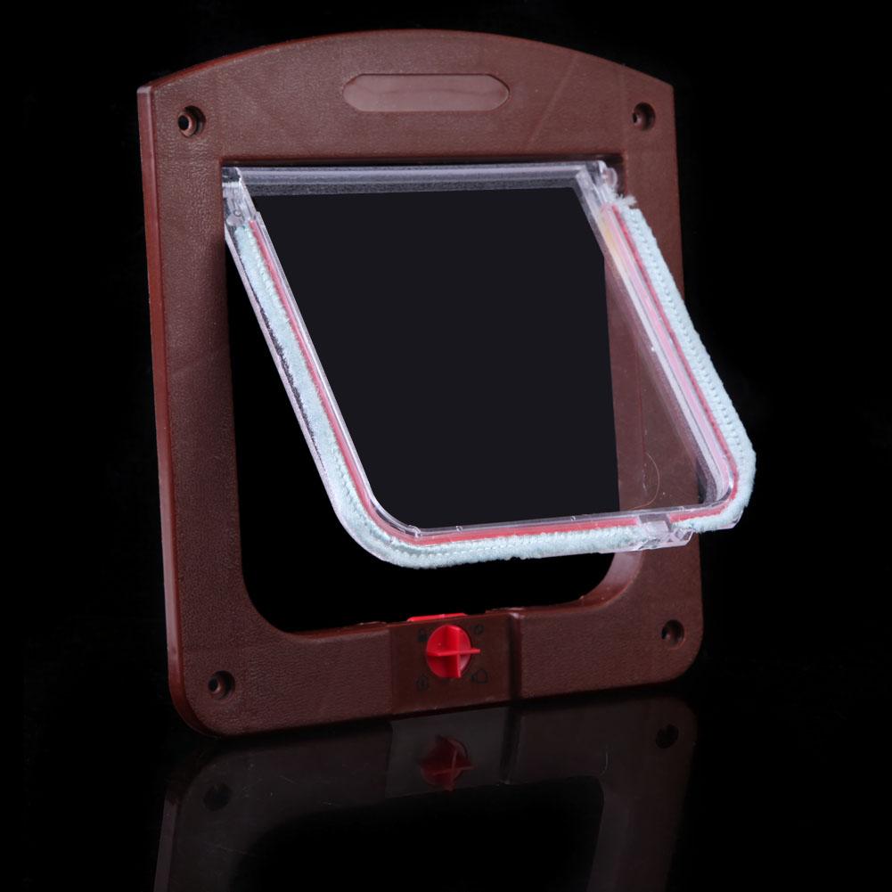 Lockable Cat Flap Door Puppy Dog Gates Door Safe F... – Grandado