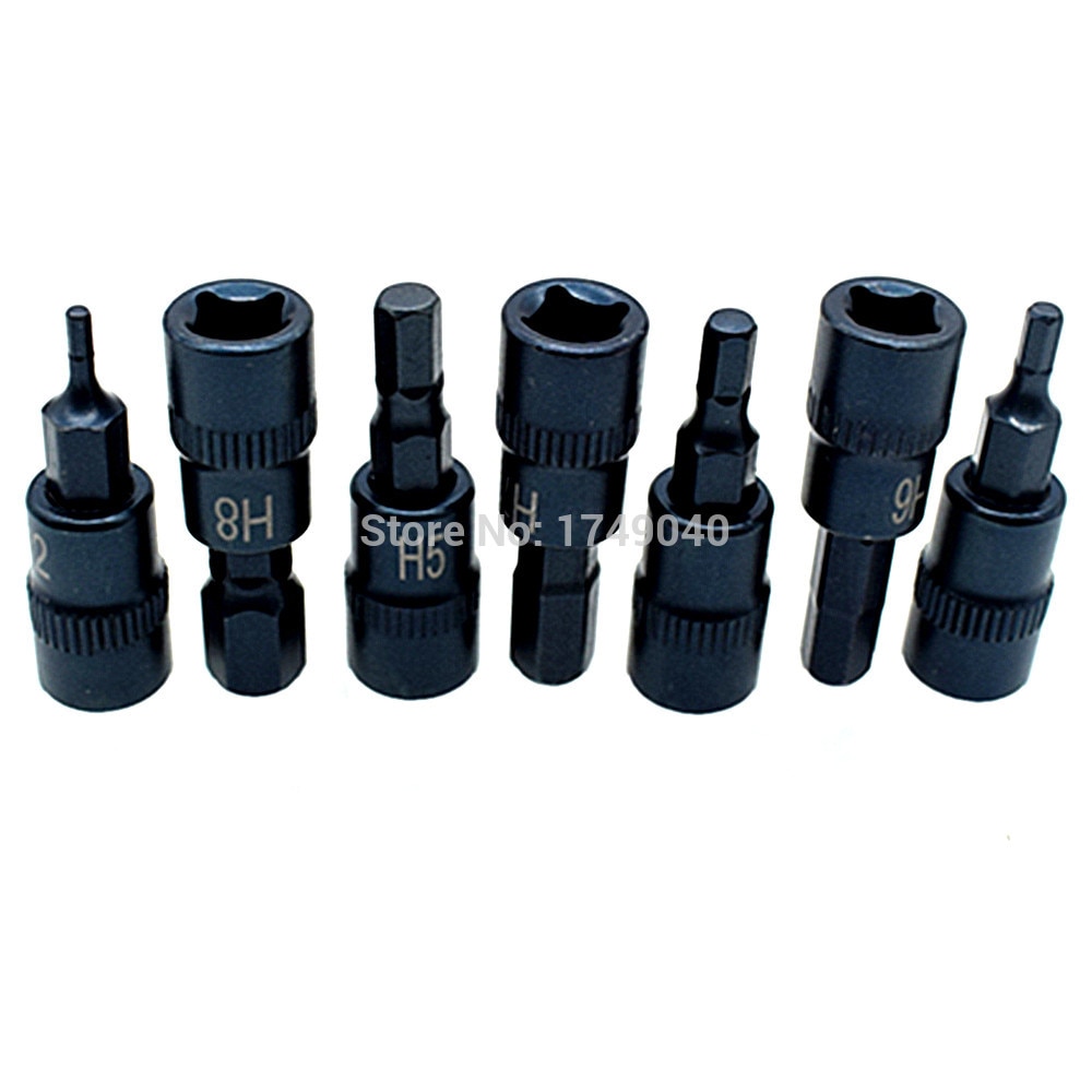 7 Stuk Hex Inbussleutel Bit Socket Set 1/4 "Vierka... – Grandado