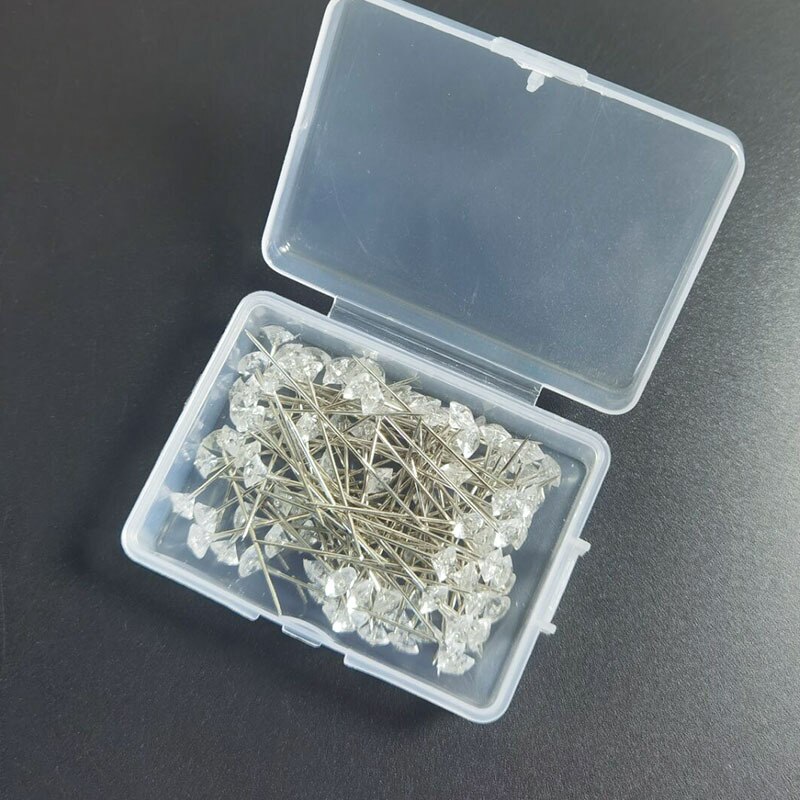 6*38Cm/100 Pcs Diamond Transparante Pushpins Thumb... – Vicedeal