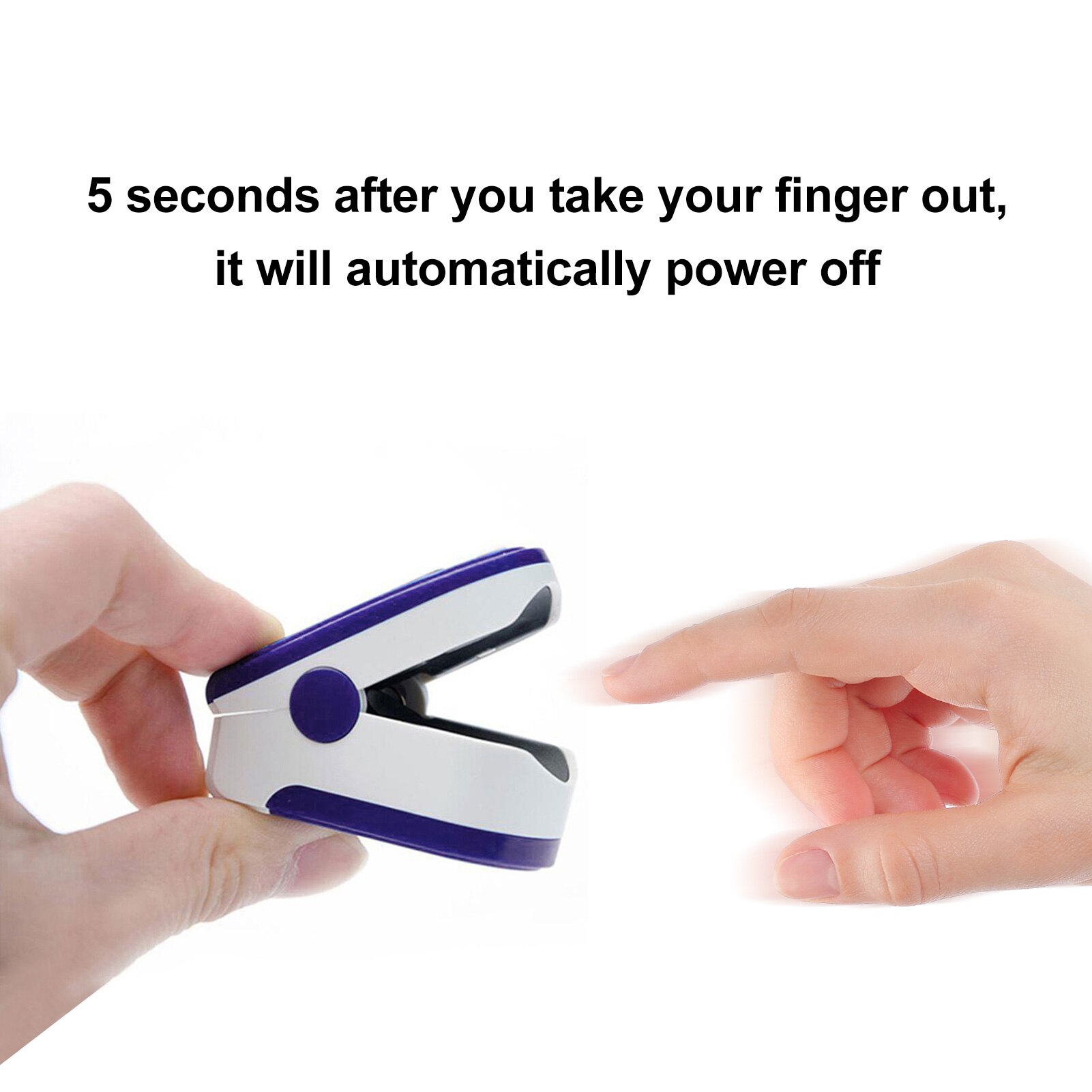 Portable Finger Pulse Oximeter Blood Oxygen Satura... – Grandado