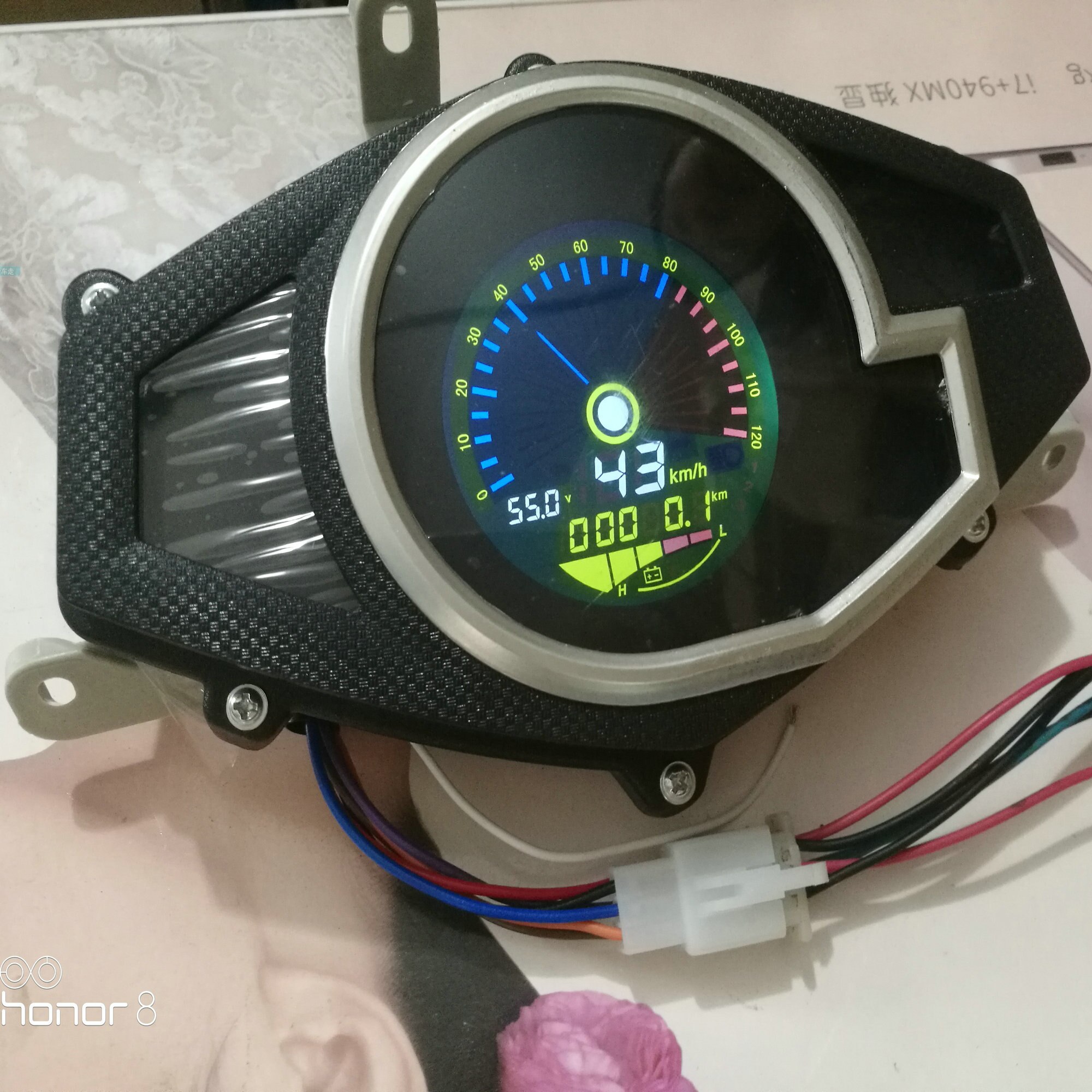 colored LCD display 60-120v speedometer universal ... – Vicedeal