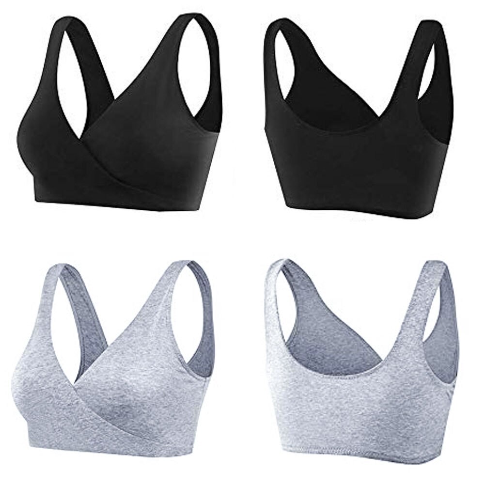 Women Removable Inserts No Underwire Maternity Bra... – Grandado