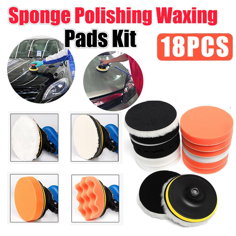 18pcs/Set Polishing Foam M14 Thread 150/180mm Wool... – Vicedeal