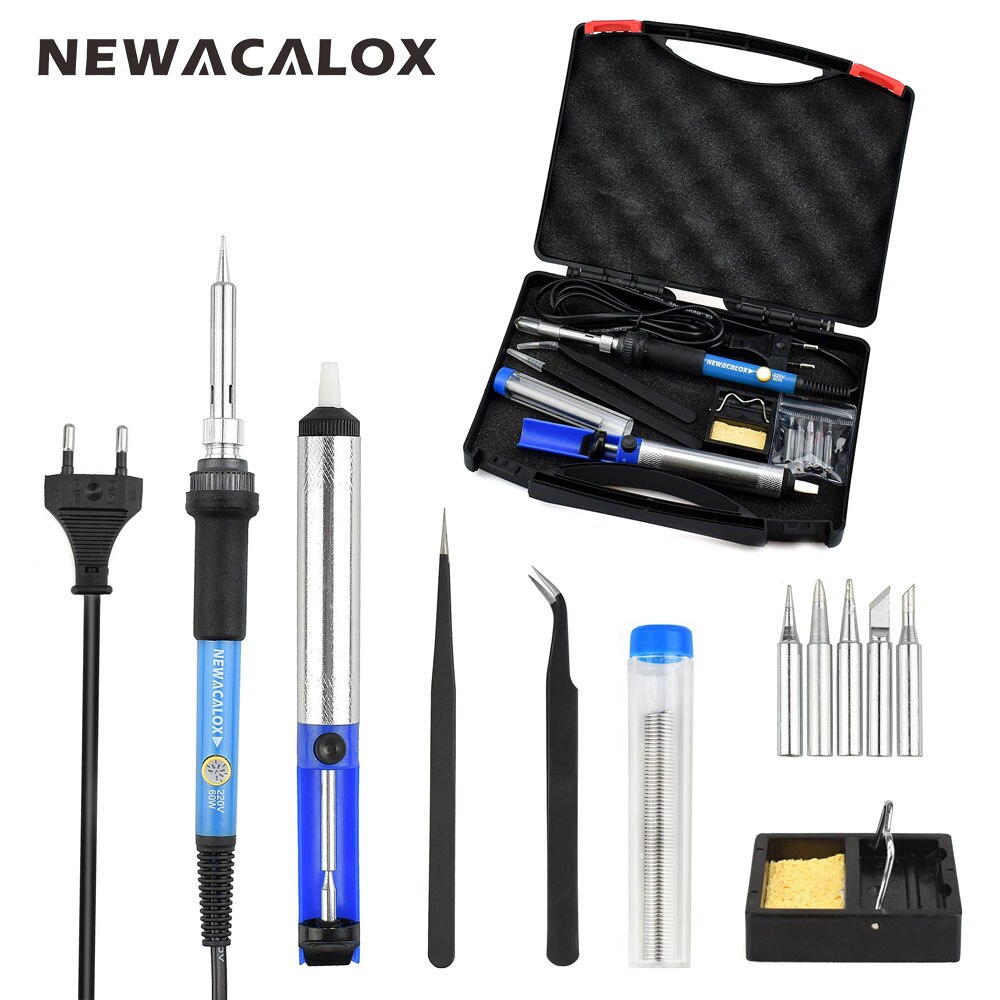 NEWACALOX Adjustable Temperature Soldering Iron Ki... – Vicedeal