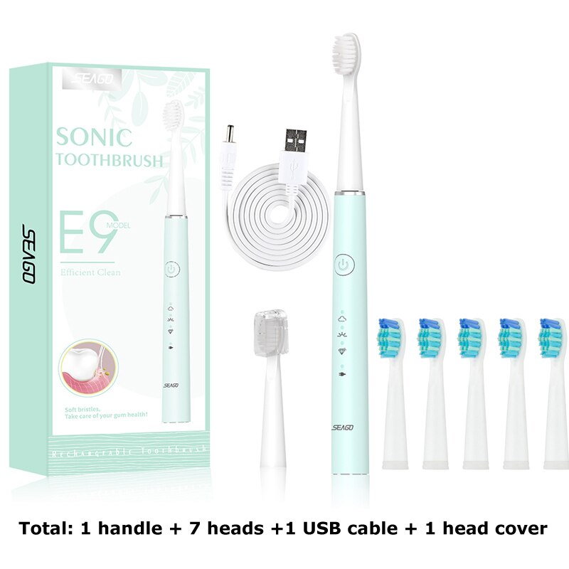 Seago Electric Toothbrush Light Weight Rechargeabl... – Grandado