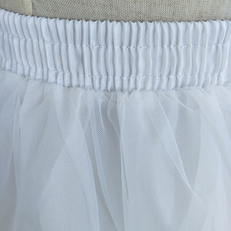 Top In Stock White Ballet Petticoat Tulle Ruffle S... – Grandado