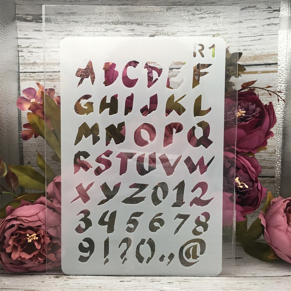 1Pcs 26*17cm Alphabet Letters 12 DIY Craft Layerin... – Grandado