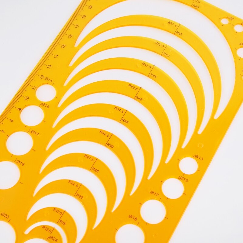 K hartsmall linjal stencil mätverktyg för att rita... – Grandado