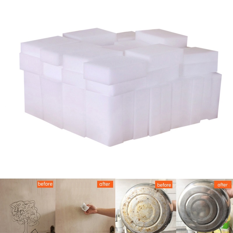 100 Pcs lot Melamine Sponge Magic Sponge Eraser Me... – Grandado