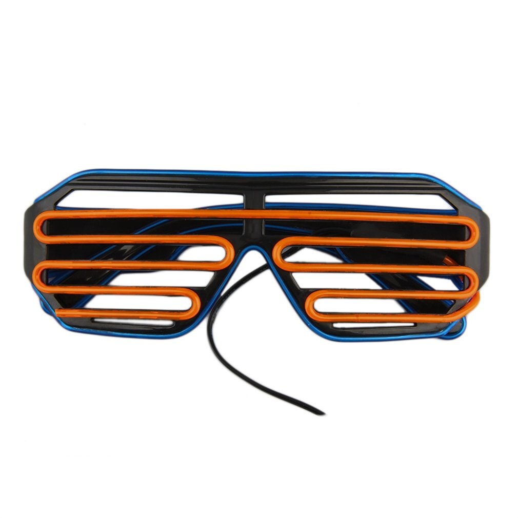 LED Glow Glasses Eyeglasses Double Color Wire Ligh... – Grandado