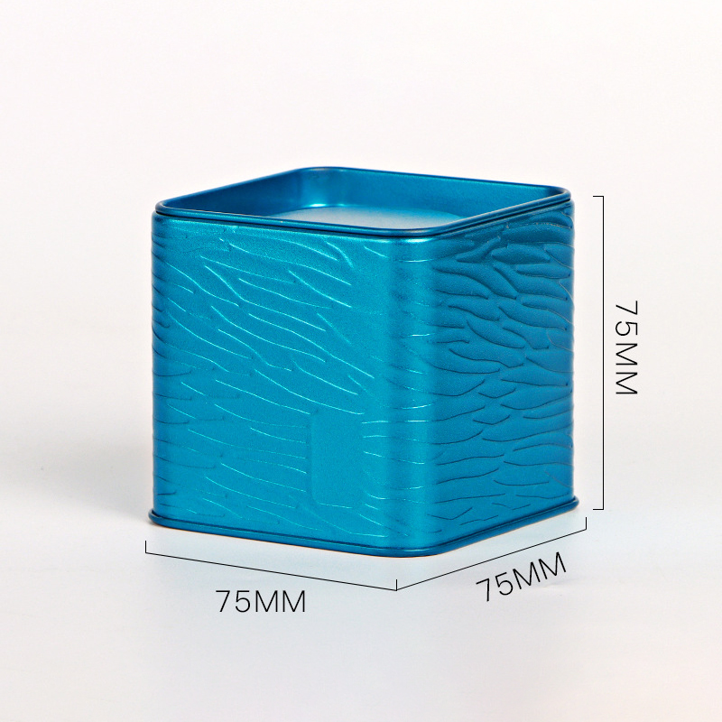 Tea Square Tin Can Black Tea Portable Tea Can Smal... – Grandado