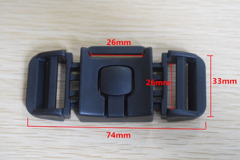 3 POINT HARNESS BUCKLE 25mm anti-slip Acetal Tripo... – Vicedeal