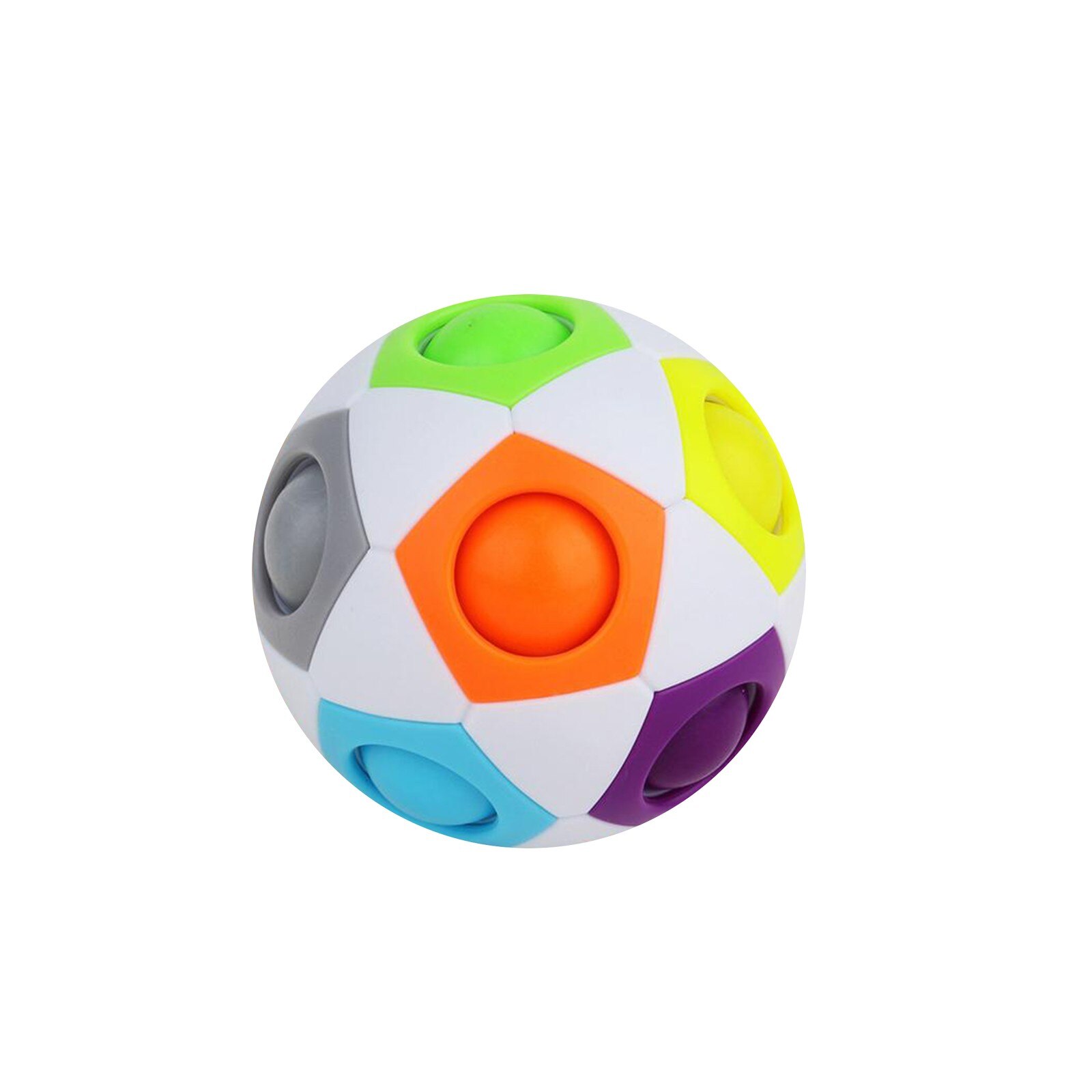 Fidgets Rainbow Ball 12 Hole Stress Elastic Decomp... – Vicedeal
