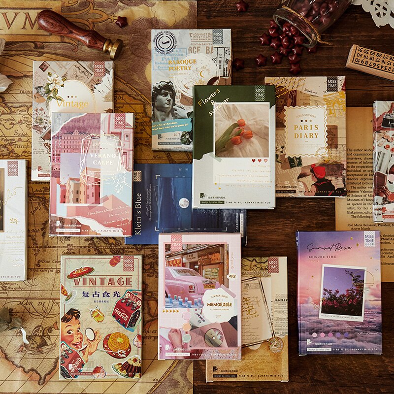 55pcs Vintage Paris Diary Writable Paper Bullet Jo... – Vicedeal