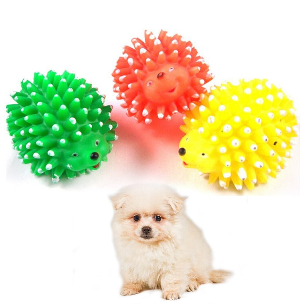 Realistische Egel Zachte Piepende Hond Bal Speelgo... – Vicedeal