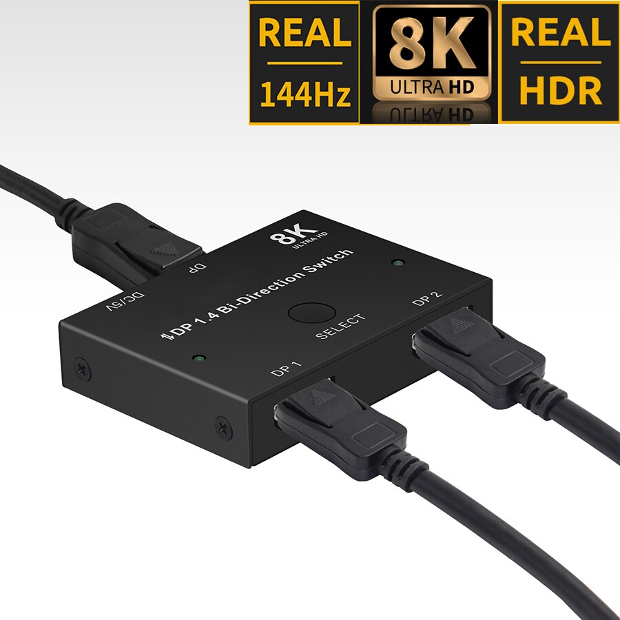 Kvm Switch Displayport Switch Splitter 8K Displayp... – Grandado