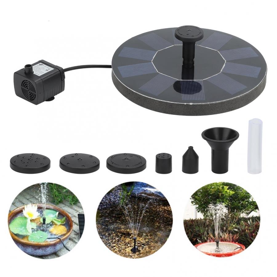 5V 1.6W Solar Fontein Pomp Drijvende Landschap Fon... – Grandado