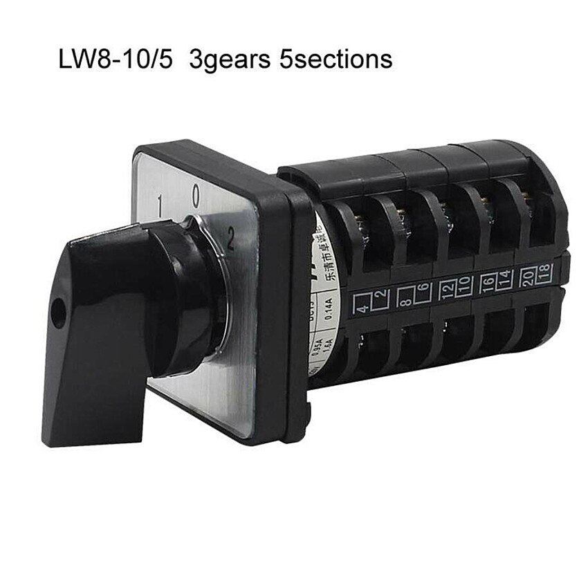 CNC LW8-10 Three-Speed Universal Transfer Switch R... – Grandado