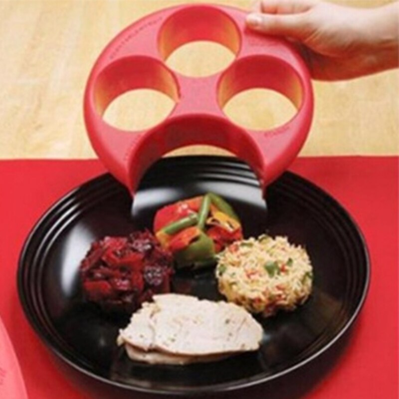Diet Control Plate Measures your Food Right on the... – Grandado