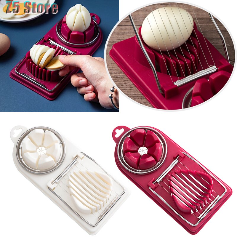 Egg Cutter Stainless Steel Egg Slicer Sectioner Cu... – Vicedeal