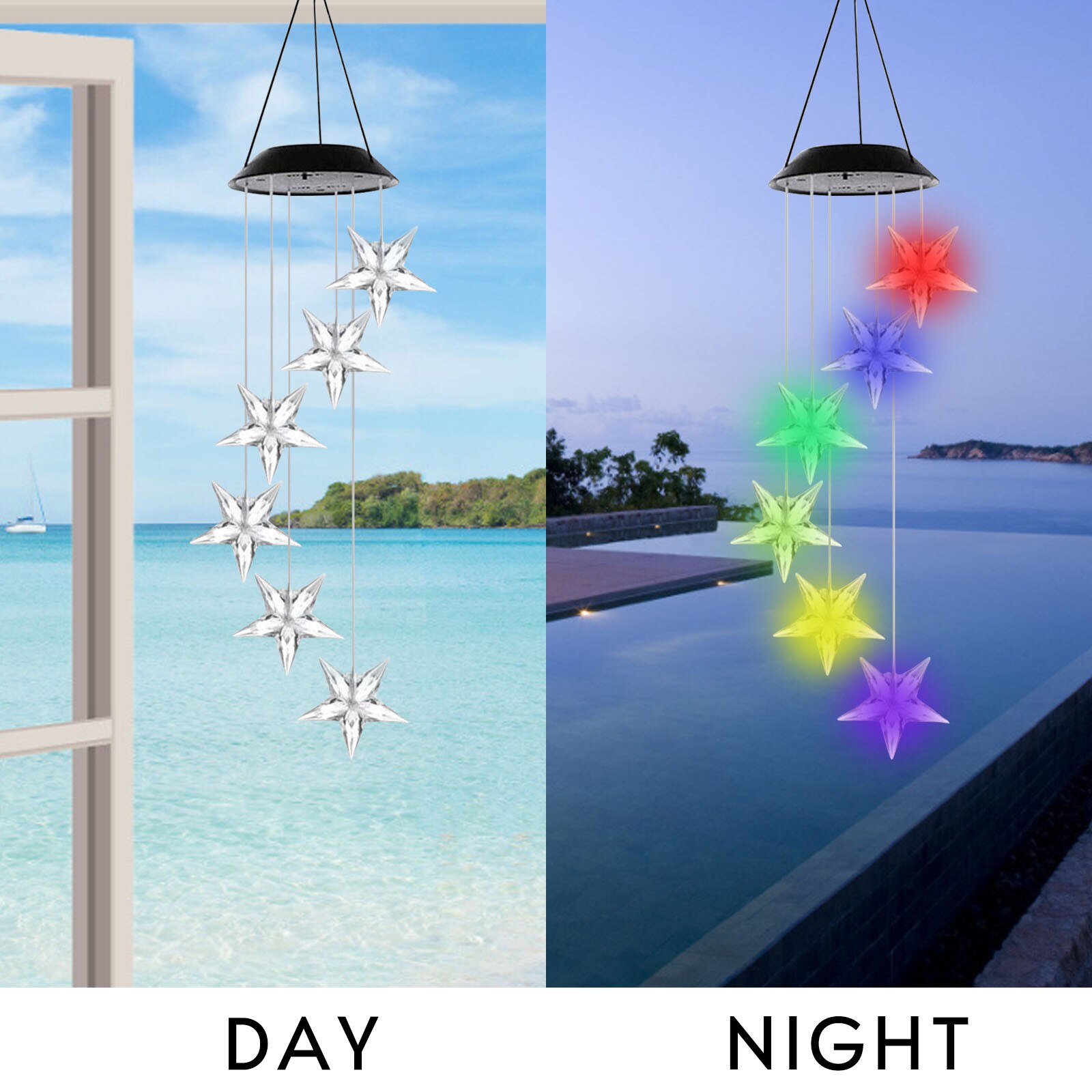 Garden Decoration Colorful Color Changing Outdoor ... – Grandado