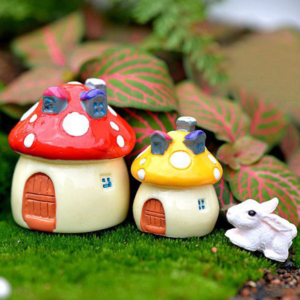 3 Sizes DIY Resin Fairy Garden TOY Mini house toy ... – Grandado