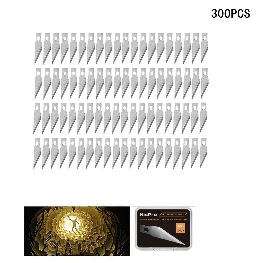300pcs 11# Blades For X-acto Exacto Tool SK5 Grave... – Grandado