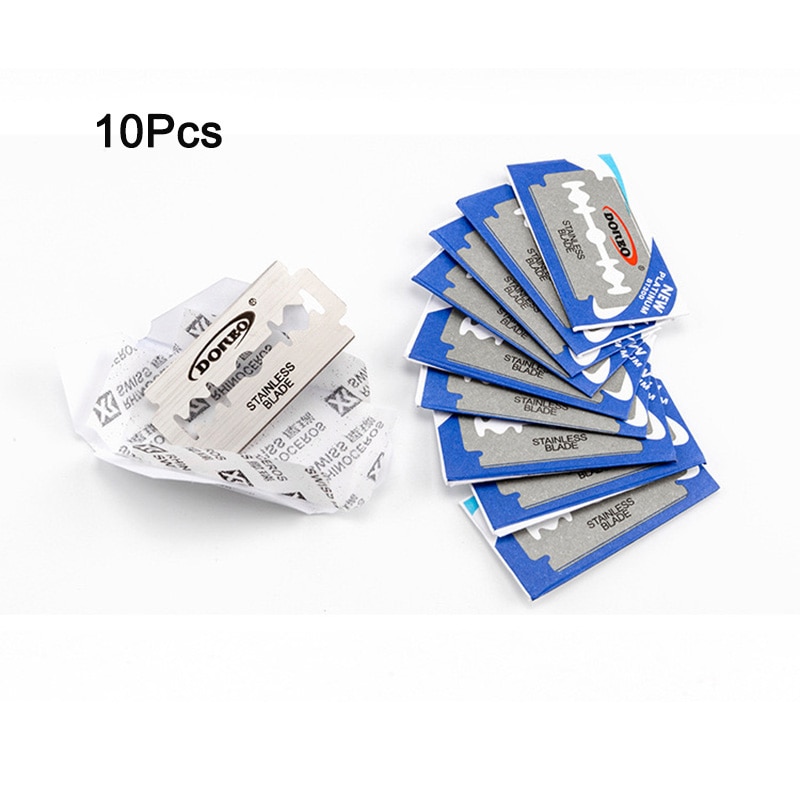 10/100Pcs Double Side Blades Safety Sharpy Men's R... – Grandado