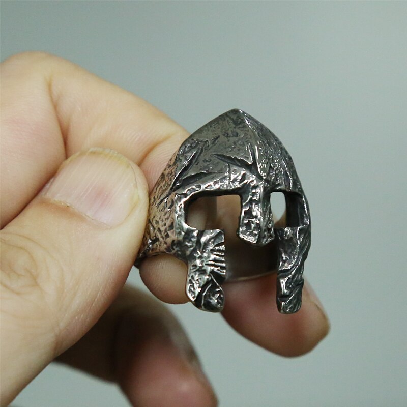Vintage Koning Van Sparta Helm Ring Mannen Jongens... – Grandado