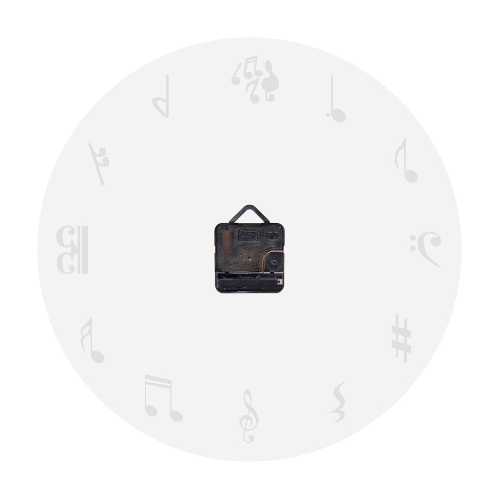 1Piece Music Notes Modern Wall Clock Acrylic Wall ... – Grandado