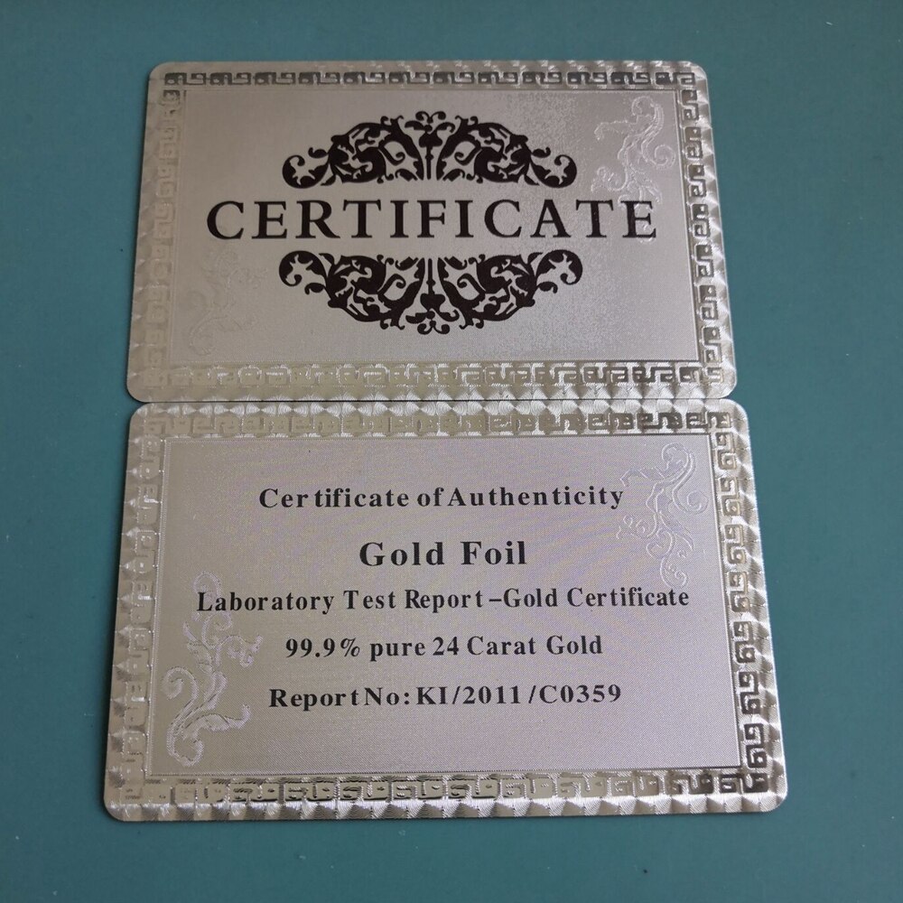 10/20/50pcs/lot Nice Certificates of Authenticity ... – Grandado