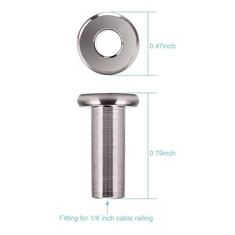 80Pcs T316 Stainless Steel Protector Sleeves for 1... – Vicedeal