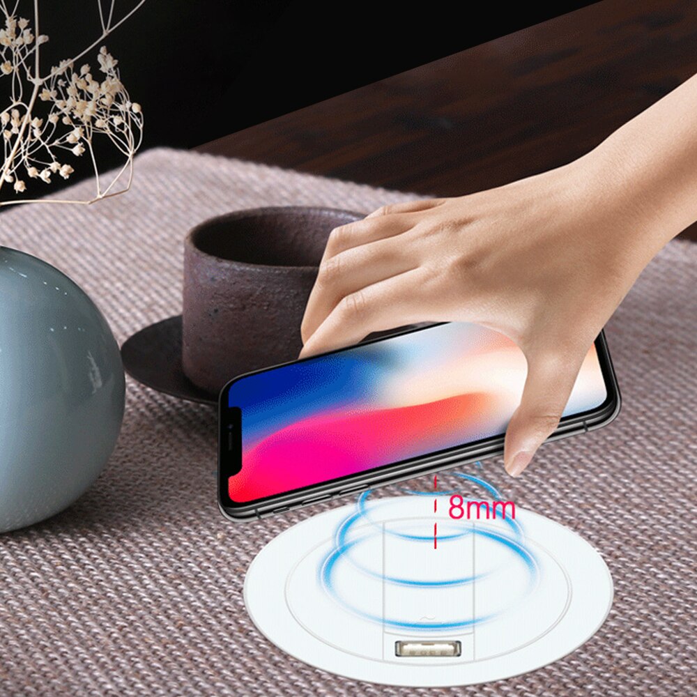 Embed Desktop Fast Wireless Charger Furniture Offi... – Grandado